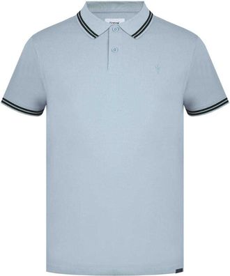 Firetrap Lazer Poloshirt f&uuml;r Herren, Baumwolle (Blau/Schwarz)