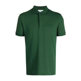 Lacoste Paris Stretch Piqu&eacute; Polo - - Tops - Herren - Gr&uuml;n - M