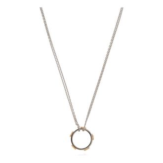 Tory Burch Femme, Accessoires, Gris, Taille: ONE Size Collier avec pendentif