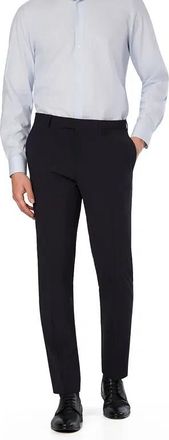 HUGO BOSS Herren Hose blau Slim Fit