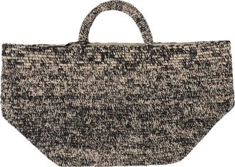 Ibeliv Femme, Sacs, Multicolore, Taille: ONE Size Sac fourre-tout moyen en raphia vanille