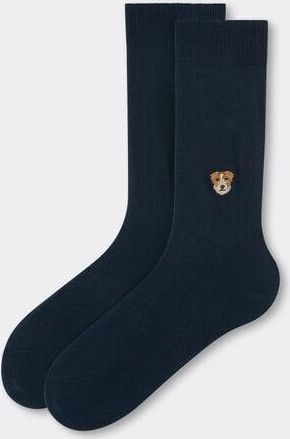 Calzedonia Kurze Herrensocken Mit Weihnachtsmotiv Blau