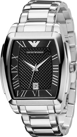 Emporio Armani Herrenuhr Quartz Silber