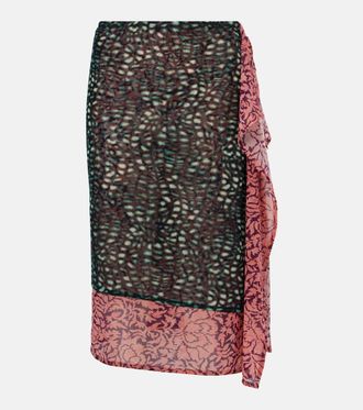 Dries Van Noten Bedruckter Midirock