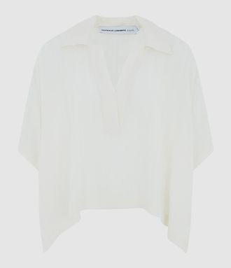 Margaux Lonnberg Top Vally Viscose White