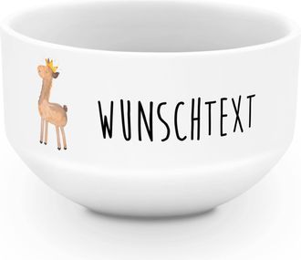 Mr. & Mrs. Panda Müslischale Lama König - Personalisierte Geschenke, Freundin, Schale, Lamas, Müslischüssel, Personalisieren, Chef, Papa, Suppenschüssel, Schüsseln