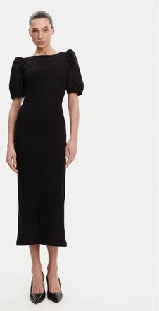 French Connection Kleid für den Alltag 71YDL Schwarz Slim Fit