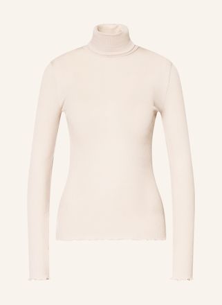 Rosemunde Rollkragenshirt Beatha Mit Seide weiss
