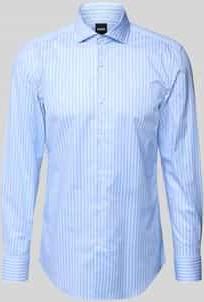 HUGO BOSS Slim Fit Businesshemd aus Baumwoll-Mix Modell HANK-SP-C1