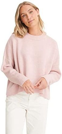 NA-KD Wide Knitted Sweater Pull-Over, Rose Clair, XS Femme