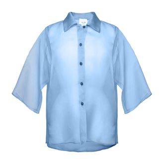 Alysi Damen, Blusen & Hemden, Blau, SGr&ouml;&szlig;e