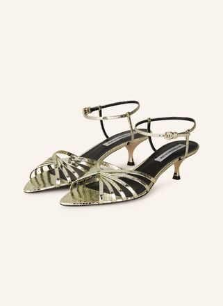 Victoria Beckham Sandalen gold