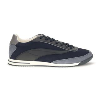 Brunello Cucinelli Baskets en Daim &agrave; Lacets - Homme - Chaussures - Bleu - Taille: 41 EU