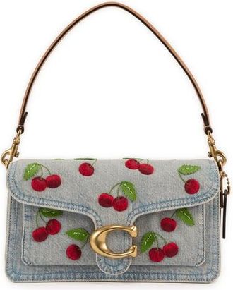 Coach Sac &agrave; main brod&eacute; Tabby 26 en coton et cuir