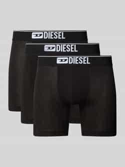 Diesel Trunks mit elastischem Logo-Bund im 3er-Pack