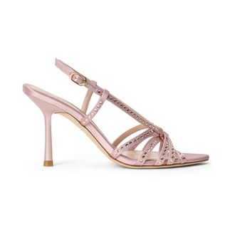 Stuart Weitzman Carlyle Sandal 85 - Femme - Chaussures - Rose - Taille: 38 1/2 EU