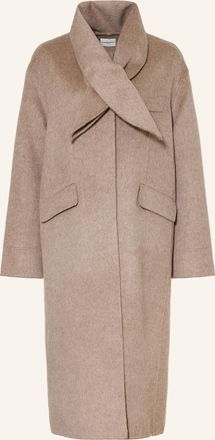 Claudie Pierlot Claudie Pierlot Wollmantel Mit Abnehmbarem Kragen beige