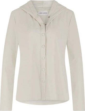 Jane Lushka Damen, Blusen & Hemden, Wei&szlig;, XLGr&ouml;&szlig;e