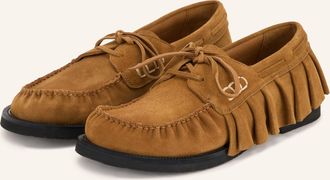 J.W.Anderson Jw Anderson Bootsschuhe Mit R&uuml;schen braun