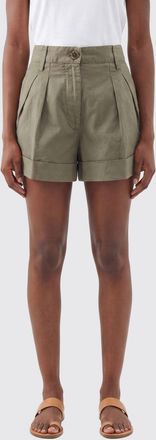 Aspesi Short Femme couleur Vert Militaire