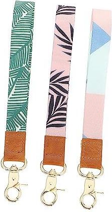 BESTONZON Cordons De Poignet Multi-usages Pour Téléphone Portable Et Appareil Photo, Lot De 3, Polyester Résistant, Design Imprimé Original, Taille Standard, Un