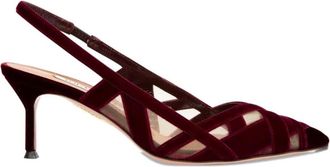 Aquazzura Femme, Chaussures, Brun, Taille: 39 1/2 EU Wrap Me Up Sling 65