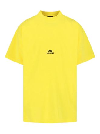 Balenciaga t-shirt &agrave; logo imprim&eacute; - Jaune