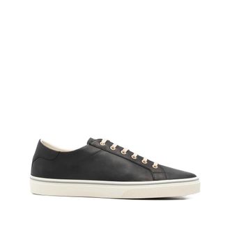 Brunello Cucinelli Sneaker mit Metallic-&Ouml;sen zum Schn&uuml;ren - - Shoes - Herren - Schwarzk - 42 EU