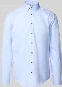 Jake*s Regular Fit Business-Hemd mit Kentkragen