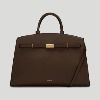 DeMellier The Hudson Mocha Small Grain DeMellier