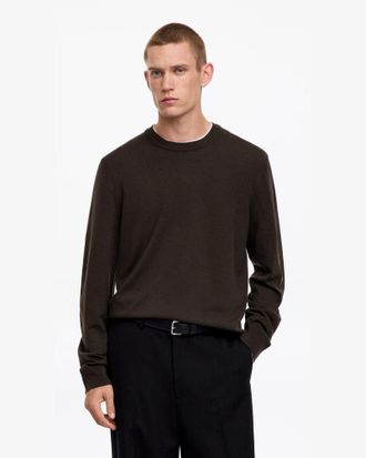 Arket Feinstrickpullover Aus Merinowolle -Braun
