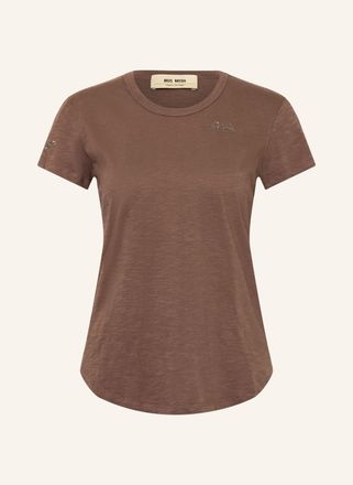 Mos Mosh Mos Mosh T-Shirt Mmsafina Mit Schmucksteinen braun