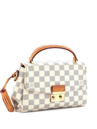 Louis Vuitton Croisette Handbag Damier crossbody bag - Wei&szlig;