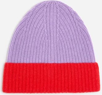 Arket Woll-Beanie -Lila