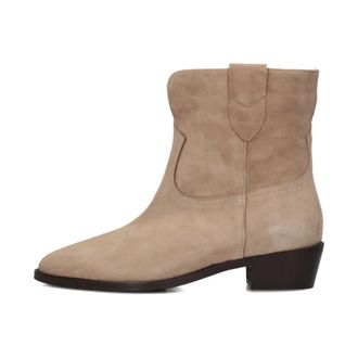 Notre-V Beige Wildleder Stiefeletten - - Shoes - Damen - Beige - 37 EU