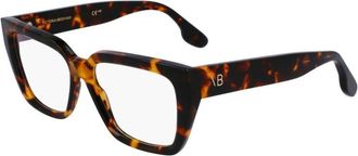 Victoria Beckham Femme, Accessoires, Brun, Taille: ONE Size Montures de Lunettes en Ac&eacute;tate