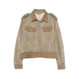 Our Legacy Homme, Vestes, Vert, Taille: M Veste Battle &agrave; poches &agrave; rabat