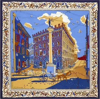 Ferragamo Stola - Blau