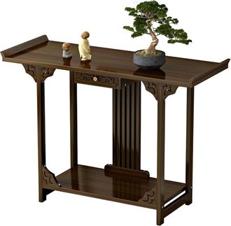 Generic Neuer Vertikaler Schrank Im Chinesischen 80 100 120cm BreitPersönlicher Schrein-Altartisch Mit Aufbewahrung, Buddha-schrein Aus Massivholz Persönliche