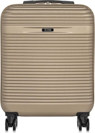 Ochnik Handgep&auml;ck Koffer | Kabinenkoffer | Hartschalenkoffer | Reisekoffer | Material: ABS | Farbe: Beige | Ma&szlig;e: 55x40x20cm 33 Liter | 4 Rollen