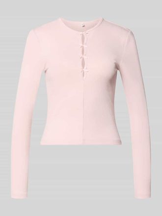 Only Slim Fit Langarmshirt aus Baumwoll-Mix Modell FEMKE