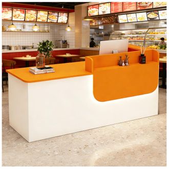 Generic LED-Lichtleiste f&uuml;r die Schublade der Rezeptionstheke Rezeptionstresen mit Theke Rezeptionstisch mit Stauraum Kassentresen f&uuml;r B&uuml;ro Einzelhandel Lobby