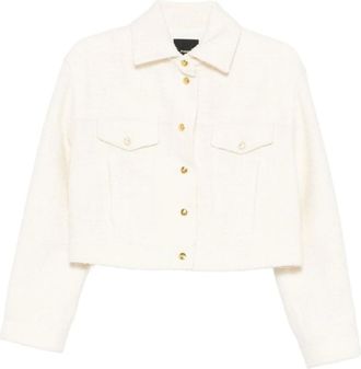Pinko Pinko, Femme, Vestes, Blanc, Taille: 40 FR Gelato Jacket