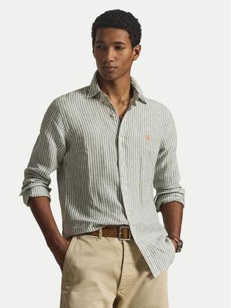 Polo Ralph Lauren Hemd 710B15594001 Hellgr&uuml;n Custom Fit