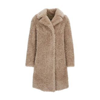 Herno Faux Fur Shearling Jackets - - Jackets - Damen - Beige - XS