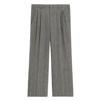 A Paper Kid Homme, Pantalons, Gris, Taille: XL Pantalon en Laine Fra&icirc;che