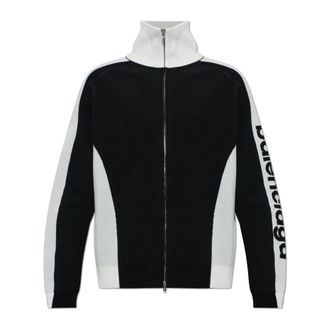 Balenciaga Logo-Cardigan - - Knitwear - Herren - Schwarzk - L