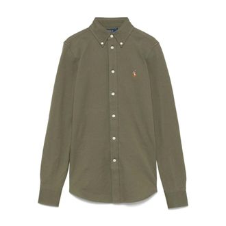 Polo Ralph Lauren Femme, Blouses et Chemises, Vert, Taille: 36 FR Collection Chemises &Eacute;l&eacute;gantes