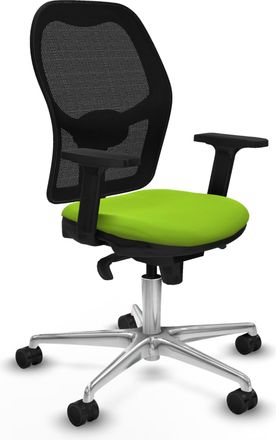 Piqueras y Crespo Schreibtischstuhl mit Jorquera Armlehnen, h&ouml;henverstellbare Lendenwirbelst&uuml;tze, mit 5 Positionen und eingespritztem Schaum. Mit Rollen von 65 mm Nylon