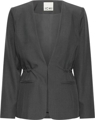 Ichi Ichi, Femme, Vestes, Gris, Taille: 38 FR Blazers